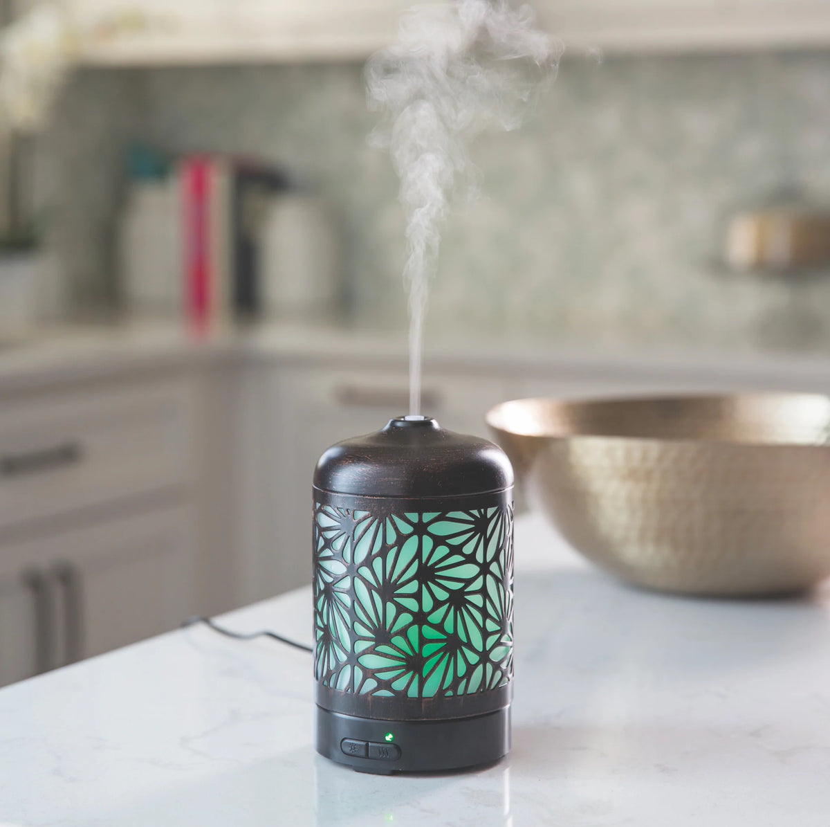 Bronze Palmette Ultrasonic Fragrance Diffuser – Phoenix Bath and Body